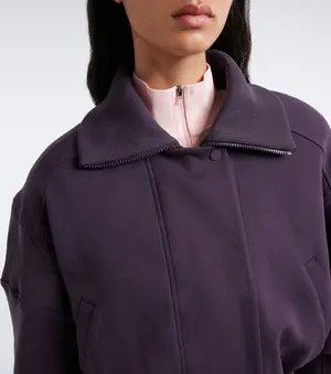 Adidas By Stella McCartney Cotton-blend Bomber Jacket