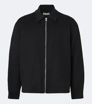 FRAME Wool Zip Jacket - Black