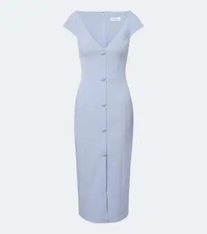 Safiyaa Klea Crêpe Cocktail Dress - Blue
