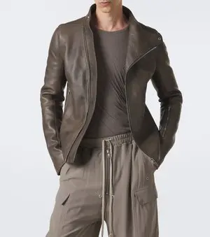 Rick Owens Release Leather Biker Jacket