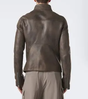 Rick Owens Release Leather Biker Jacket