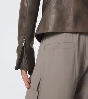 Rick Owens Release Leather Biker Jacket