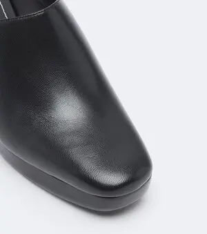 Staud Monica Leather Platform Mules