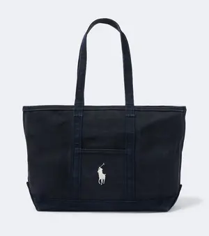 Polo Ralph Lauren Canvas Tote Bag - Blue
