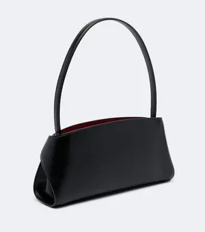 FERRAGAMO Hug East-west Small Leather Shoulder Bag - Black