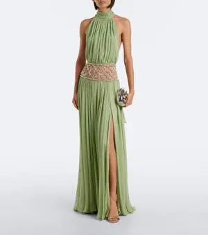 Retrofete Kreeli Embellished Maxi Dress