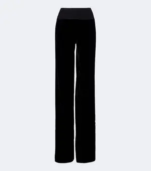 Rick Owens Bias Wide-leg Pants - Black