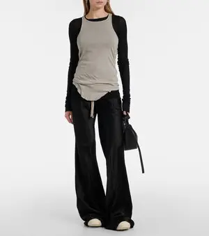 Rick Owens Bias Wide-leg Pants - Black