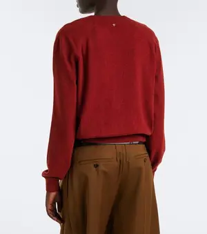 FERRAGAMO Cutout Wool And Cashmere-blend Sweater