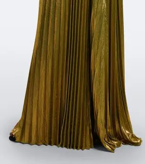 Retrofete Thalia Halterneck Gown - Green