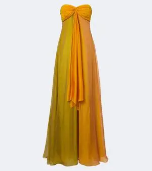 Retrofete Retrof�te Lunaria Chiffon Maxi Dress - Multicoloured