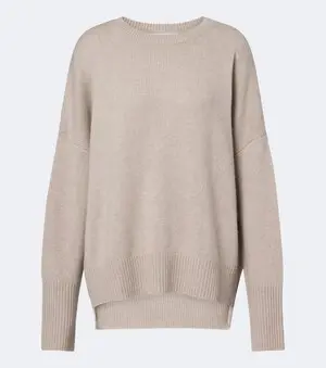 LISA YANG Mila Cashmere Sweater - Beige