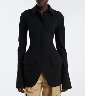 MUGLER Wool-blend Jacket
