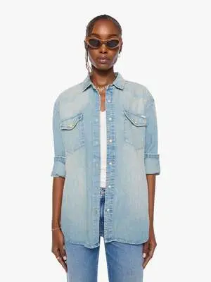 MOTHER The Rowdy Roadshow Oversized Denim Shirt
