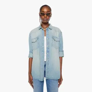 MOTHER The Rowdy Roadshow Oversized Denim Shirt