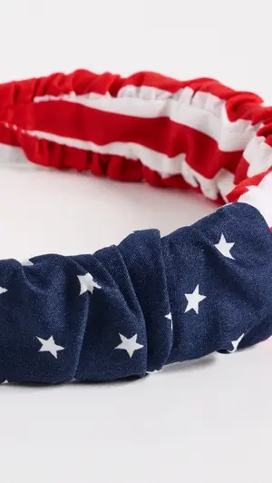 Lele Sadoughi Kelly Stars And Stripes Headband