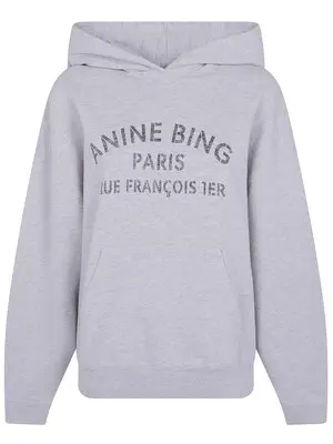 ANINE BING Sweatshirt Printed "harvey - Gray