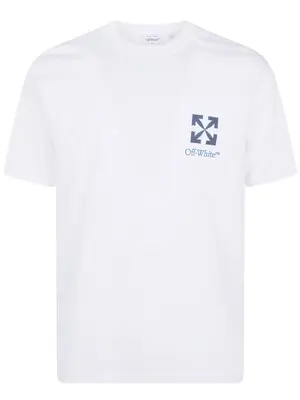 Off-White T-shirt Short Sleeves "small Arrow Regular - White