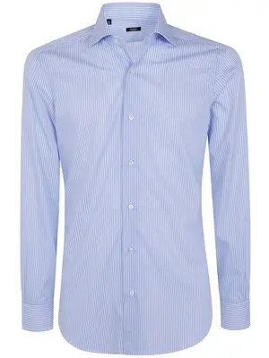BARBA NAPOLI Shirt Classic Stripes "i1u13p0157005.u.03 - Blue