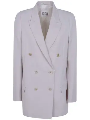 MAISON MARGIELA Jacket Double Breasted - Beige