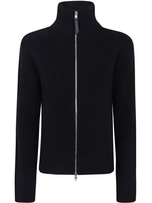 MAISON MARGIELA Sweater Zipper Long Sleeve "cotton Camionneur - Black