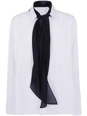 Sacai Shirt Popeline "popeline Shirt - White