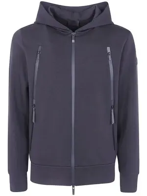 Moncler Sweater Zipper - Black