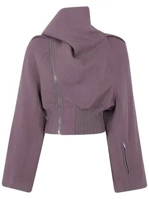 Rick Owens Jacket Wool "scarf Flight - Pink