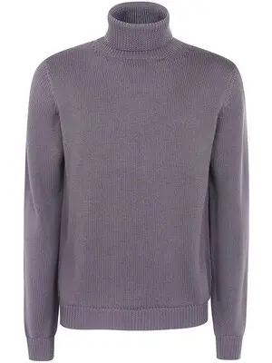 NUUR Sweater Long Sleeves "turtle Neck - Brown