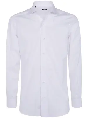 BARBA NAPOLI Shirt Classic Popeline - White
