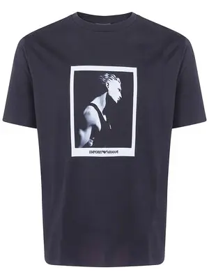 Emporio Armani T-shirt Classic Round Neck "classic Round Neck T-shirt - Black