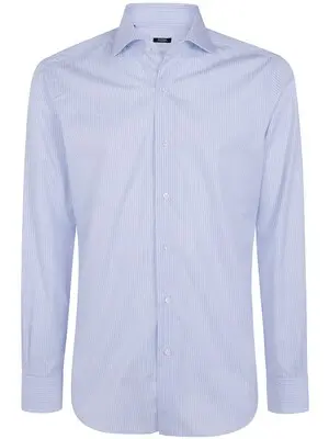 BARBA NAPOLI Shirt Classic Stripes "i1u13p0157073.u.02 Light - Blue