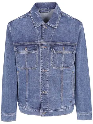 Emporio Armani Jacket Classic Denim "em006496.af27566 Mb002 - Blue