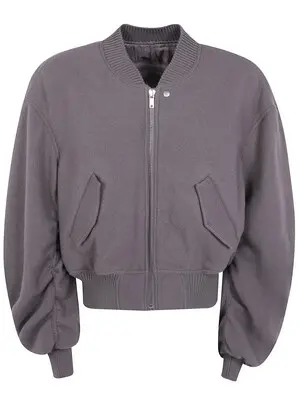 Rick Owens Jacket Padded "secchia Flight - Gray
