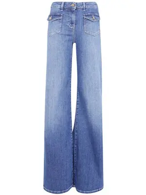 Elisabetta Franchi Flared Jeans - Blue