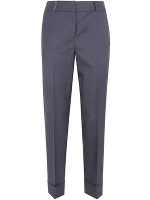 Peserico Pants Regular Waist "a04753z.03472 972 Eclipse