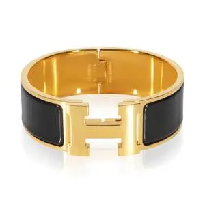 HERMÈS Hermès Gold-Plated Clic Clac Bracelet