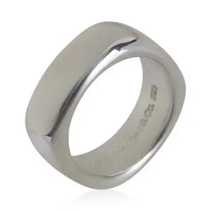 Tiffany & Co. Sterling Silver Square Cushion Ring