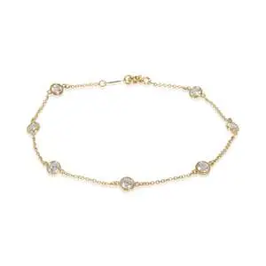 Tiffany & Co. Elsa Peretti Diamond The Yard 18k Yellow Gold Bracelet - Yellow_gold