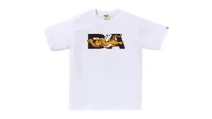 A BATHING APE Ba Flying Tiger Tee Shirt - White