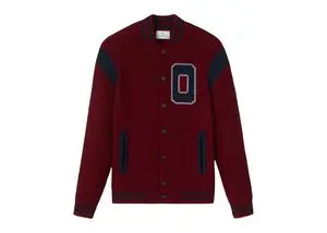 OVO Knit Varsity Jacket - Wine