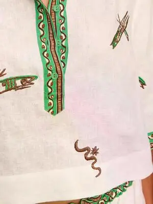 ALEMAIS Wanda Embroidered Shirt