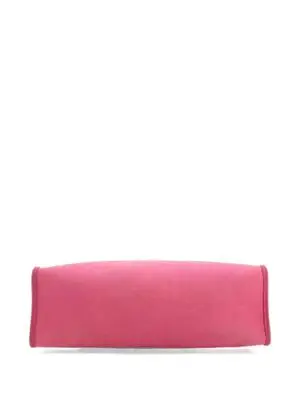 Hermès Herbag Zip Leather And Toile 31 Shoulder Bag - Pink