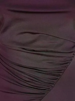 Victoria Beckham Gathered Detail Midi Dress