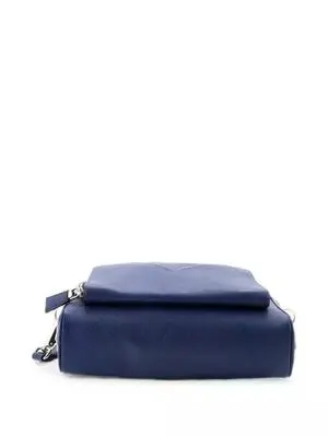Prada Embossed Saffiano Leather Messenger Bag