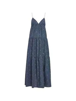 Matteau Geometric-print Midi Dress