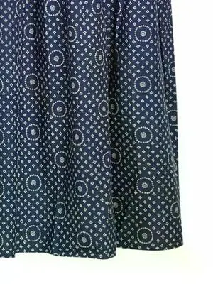 Matteau Geometric-print Midi Dress - Blue