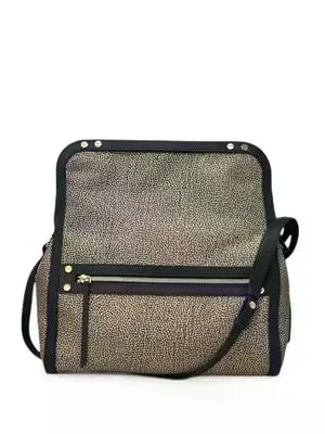 Borbonese Medium Zip-detail Shoulder Bag