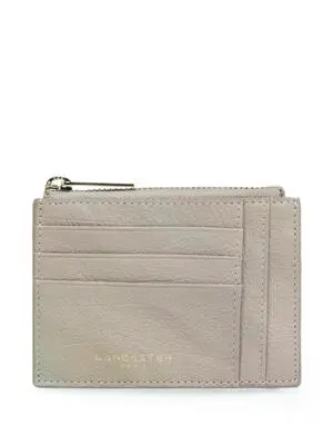 LANCASTER Pebbled Leather Wallet - Grey