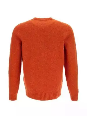 DRUMOHR Knitted Lambswool Sweater - Orange